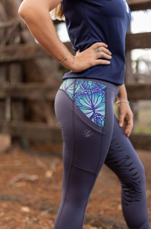 PETER WILLIAMS GREYSTONE BUTTERFLY RIDING TIGHTS – Saddleworld NT