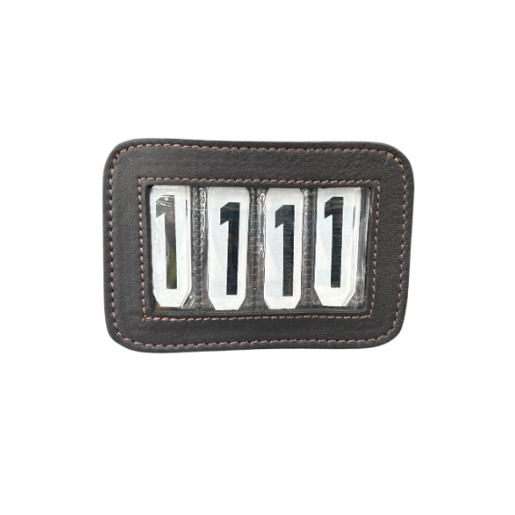 CAVALIER LEATHER 4 DIGIT BRIDLE NUMBER – Saddleworld NT