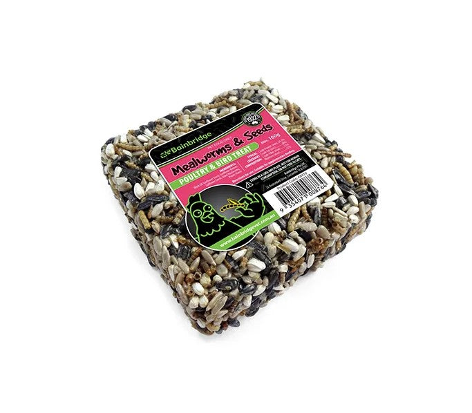 TREAT BLOCK - MEALWORMS & SEEDS – Saddleworld NT