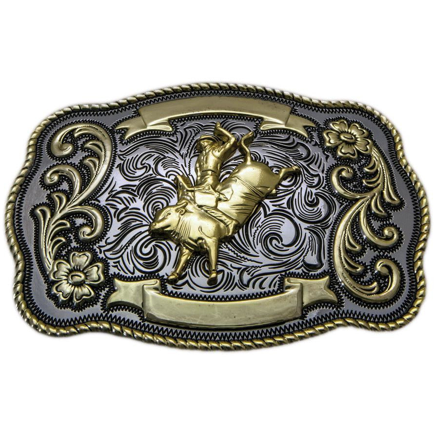 BULL RIDER BELT BUCKLE – Saddleworld NT