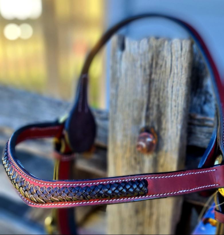 TOPRAIL EQUINE LEATHER BARCOO BRIDLE WITH PLAITED CURVE BROWBAND ... TOPRAIL EQUINE LEATHER BARCOO BRIDLE WITH PLAITED CURVE BROWBAND ...